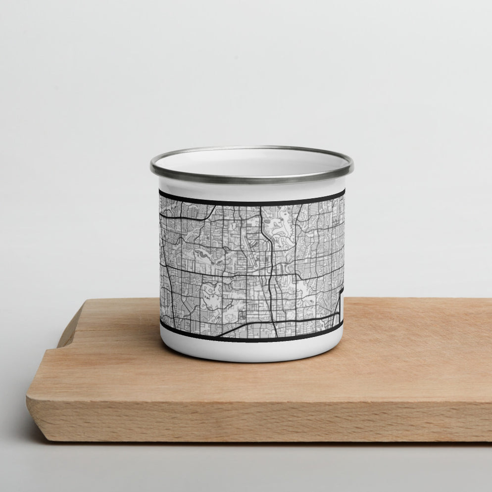 Addison - Texas Map Enamel Mug in Classic — JACE Maps