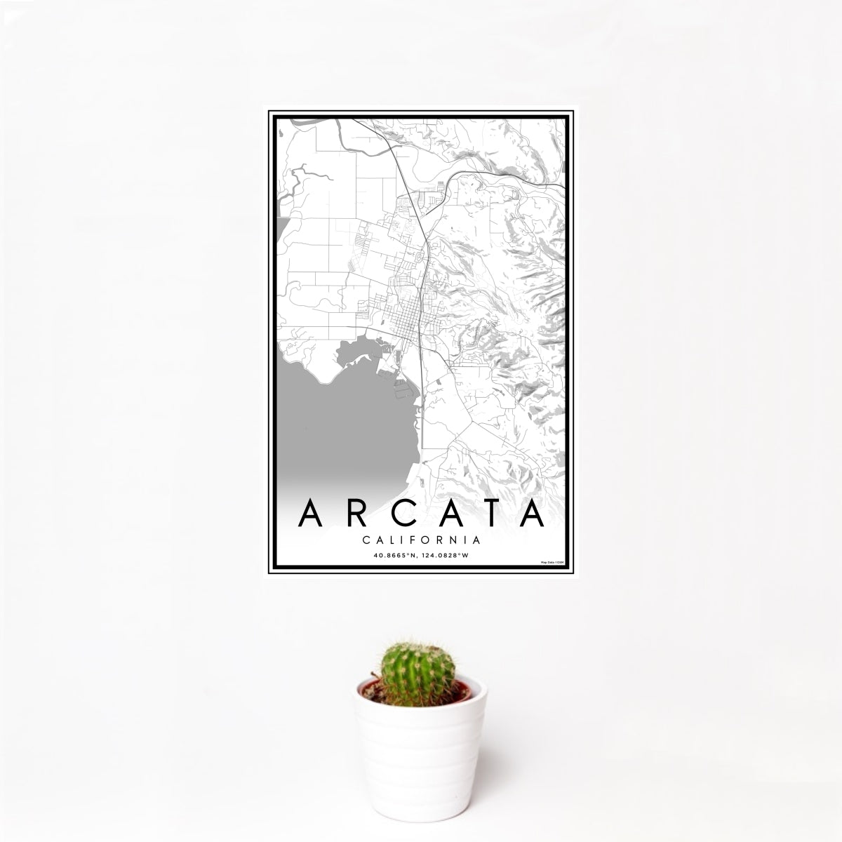 Arcata - California Map Print in Classic — JACE Maps