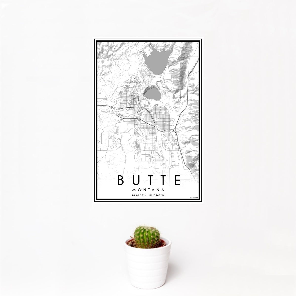 Butte - Montana Map Print in Classic — JACE Maps