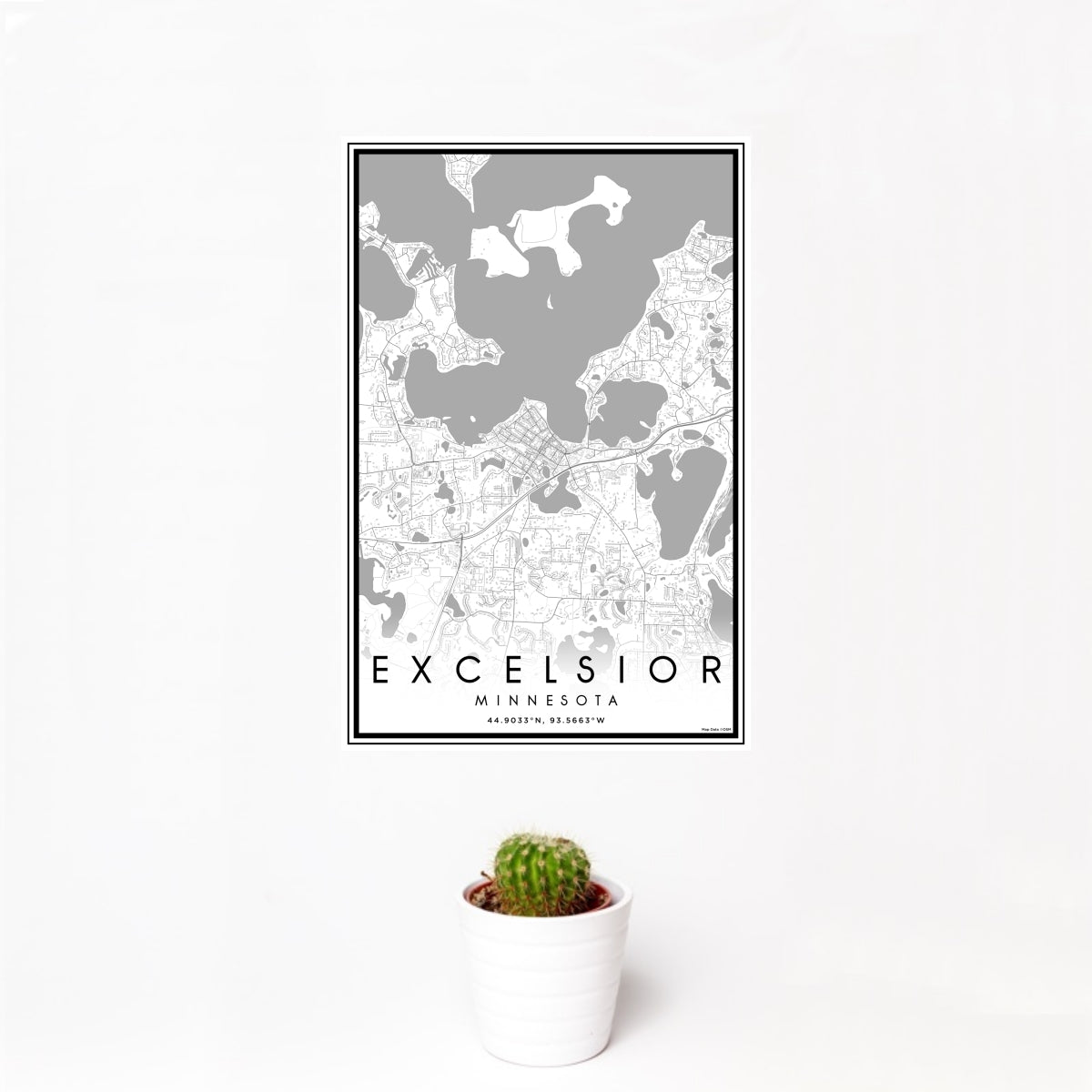 Excelsior - Minnesota Map Print in Classic — JACE Maps