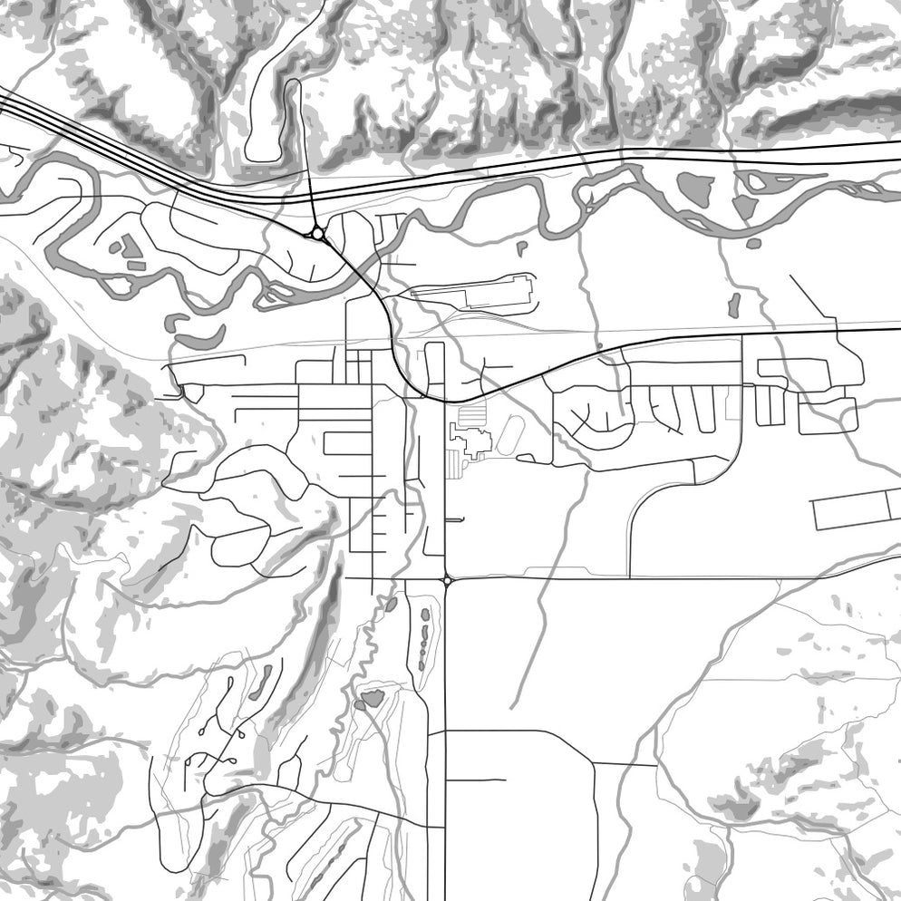 Gypsum - Colorado Map Print in Classic — JACE Maps