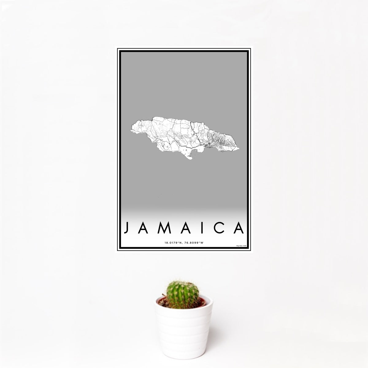 Jamaica - Map Print in Classic — JACE Maps