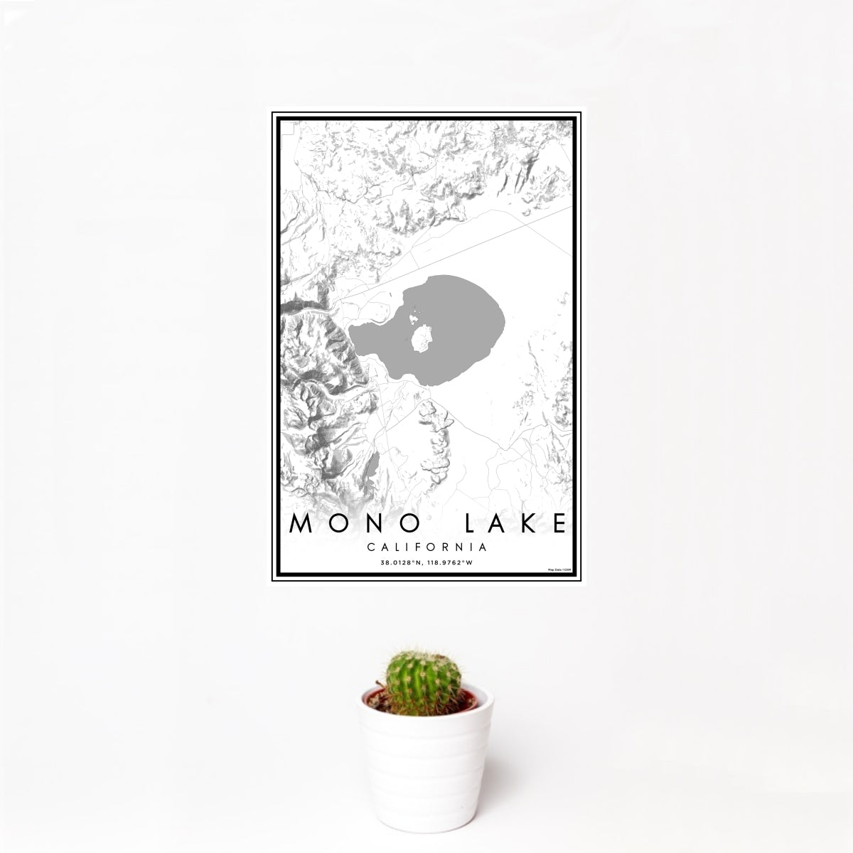 Mono Lake - California Map Print in Classic — JACE Maps