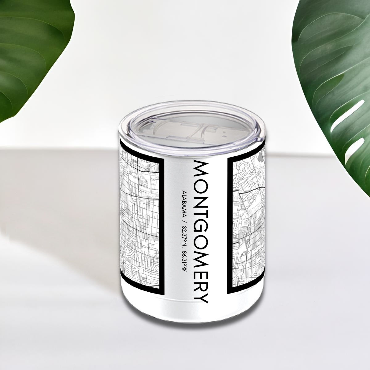Montgomery - Alabama Map Insulated Cup in Classic — JACE Maps