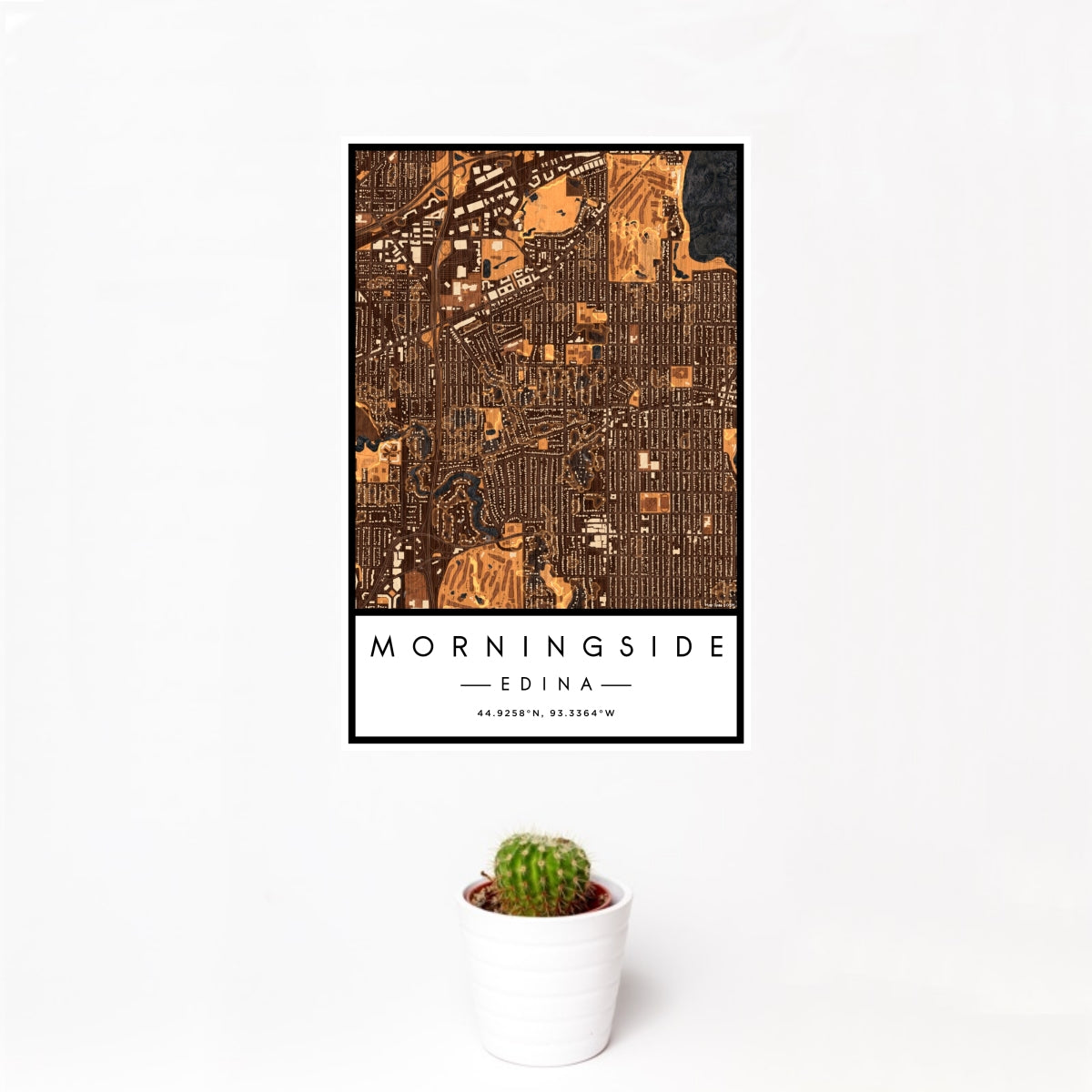 Morningside - Edina Map Print in Ember — JACE Maps