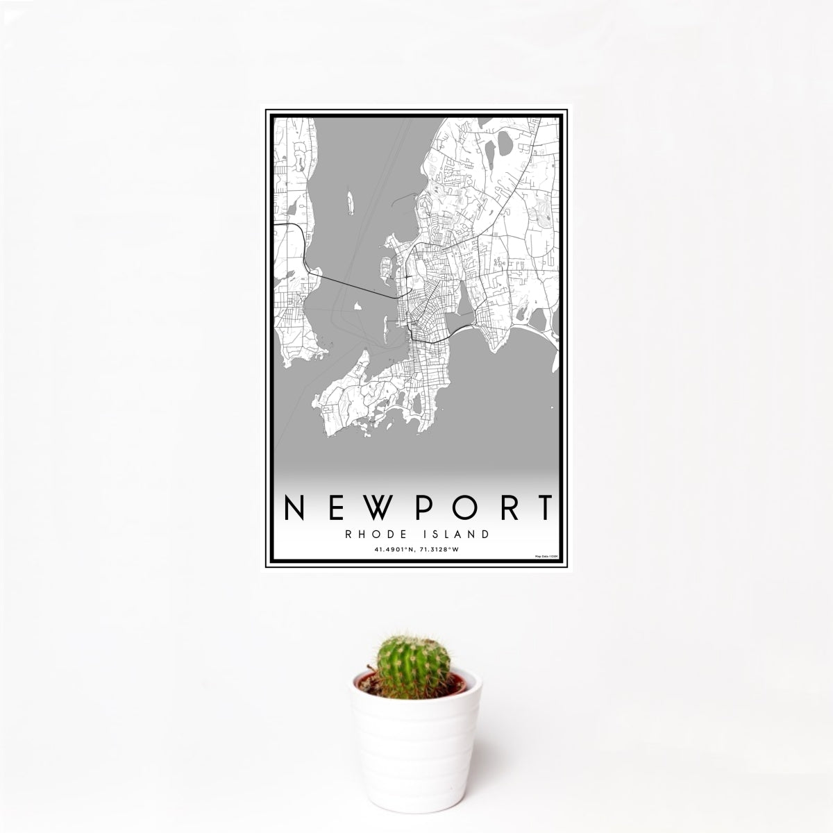 Newport - Rhode Island Map Print in Classic — JACE Maps