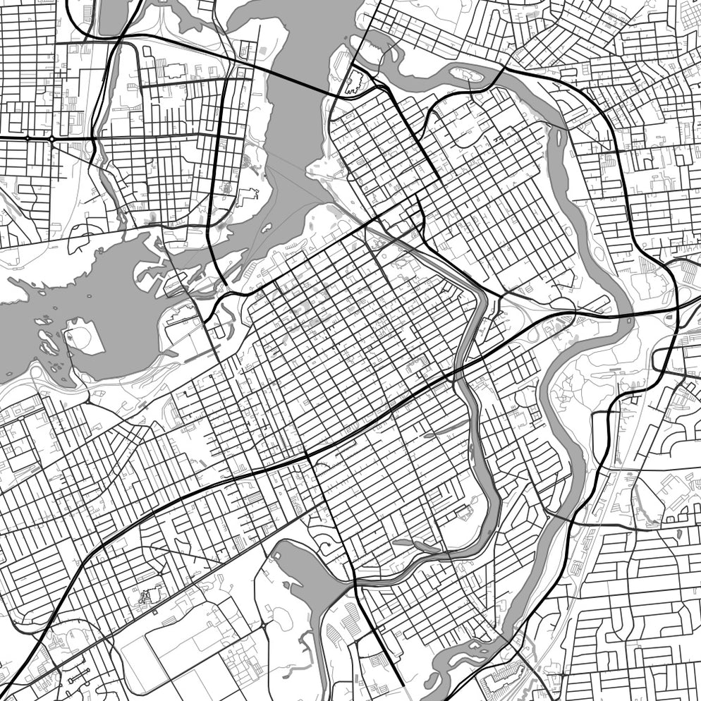 Ottawa - Ontario Map Print in Classic — JACE Maps