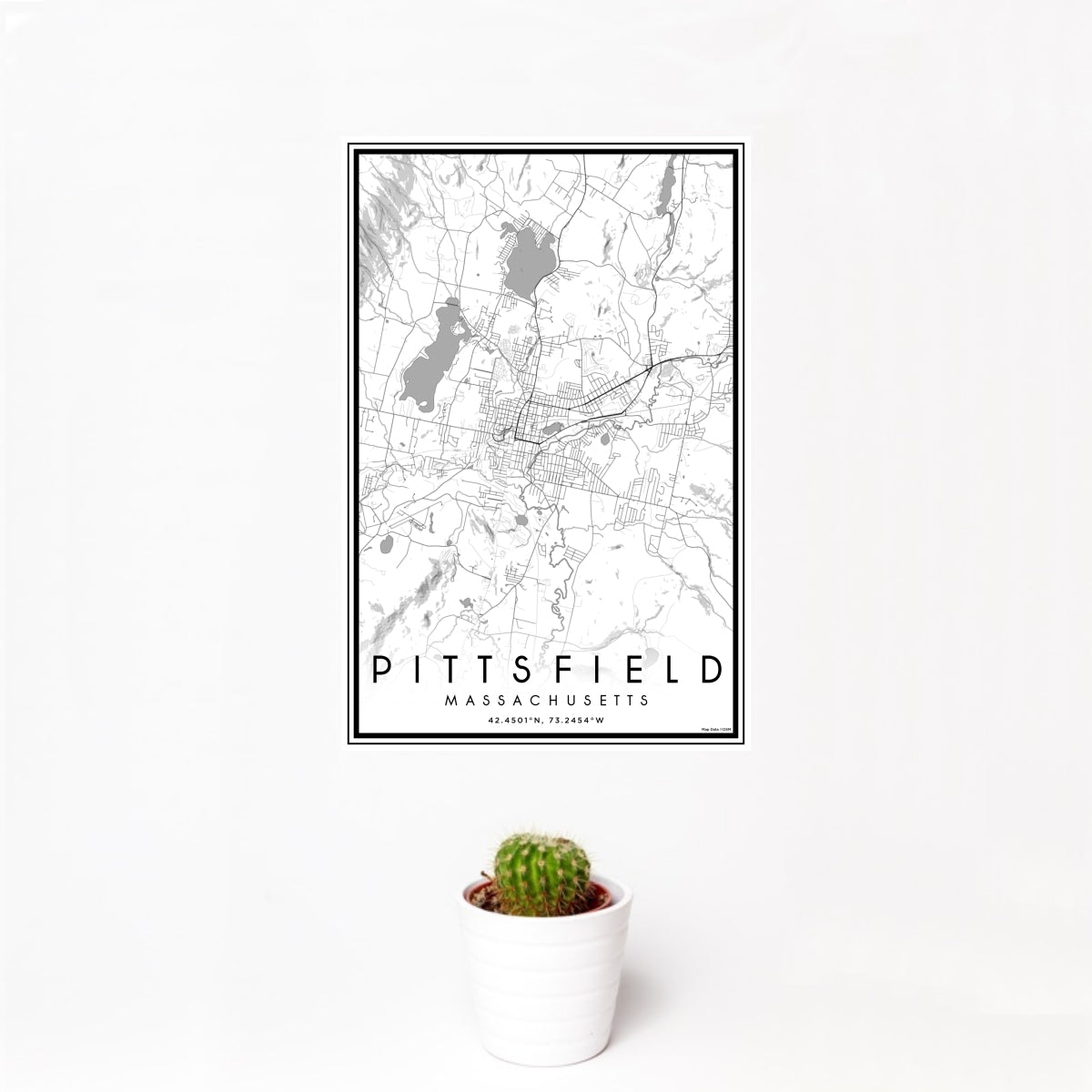 Pittsfield - Massachusetts Map Print in Classic — JACE Maps