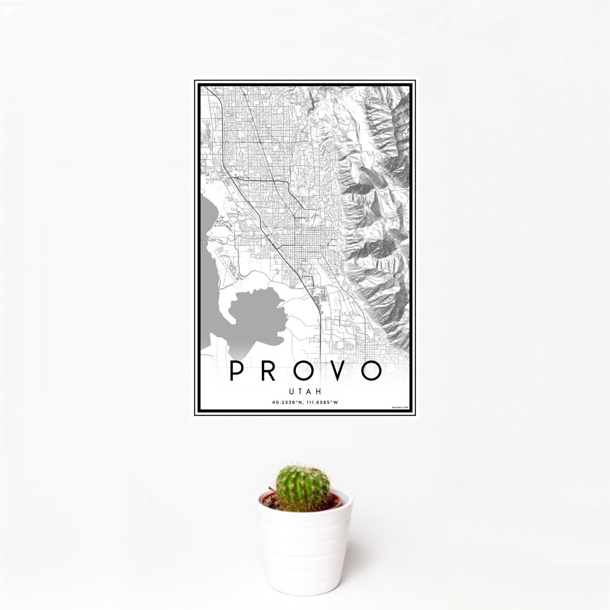 Provo - Utah Map Print in Classic — JACE Maps