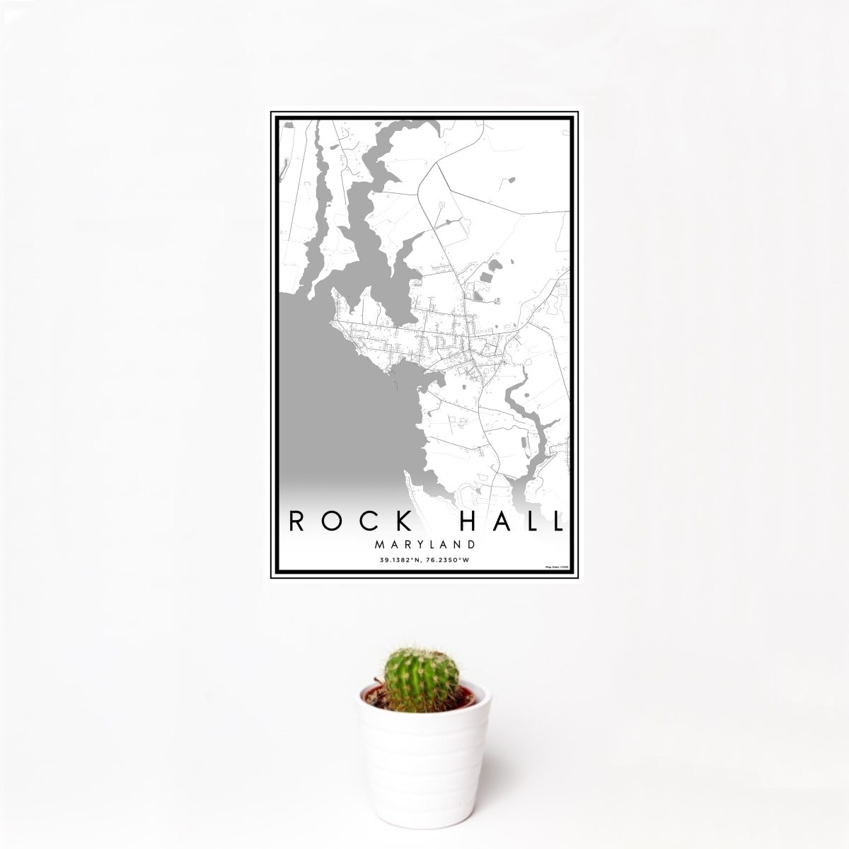 Rock Hall - Maryland Map Print in Classic — JACE Maps