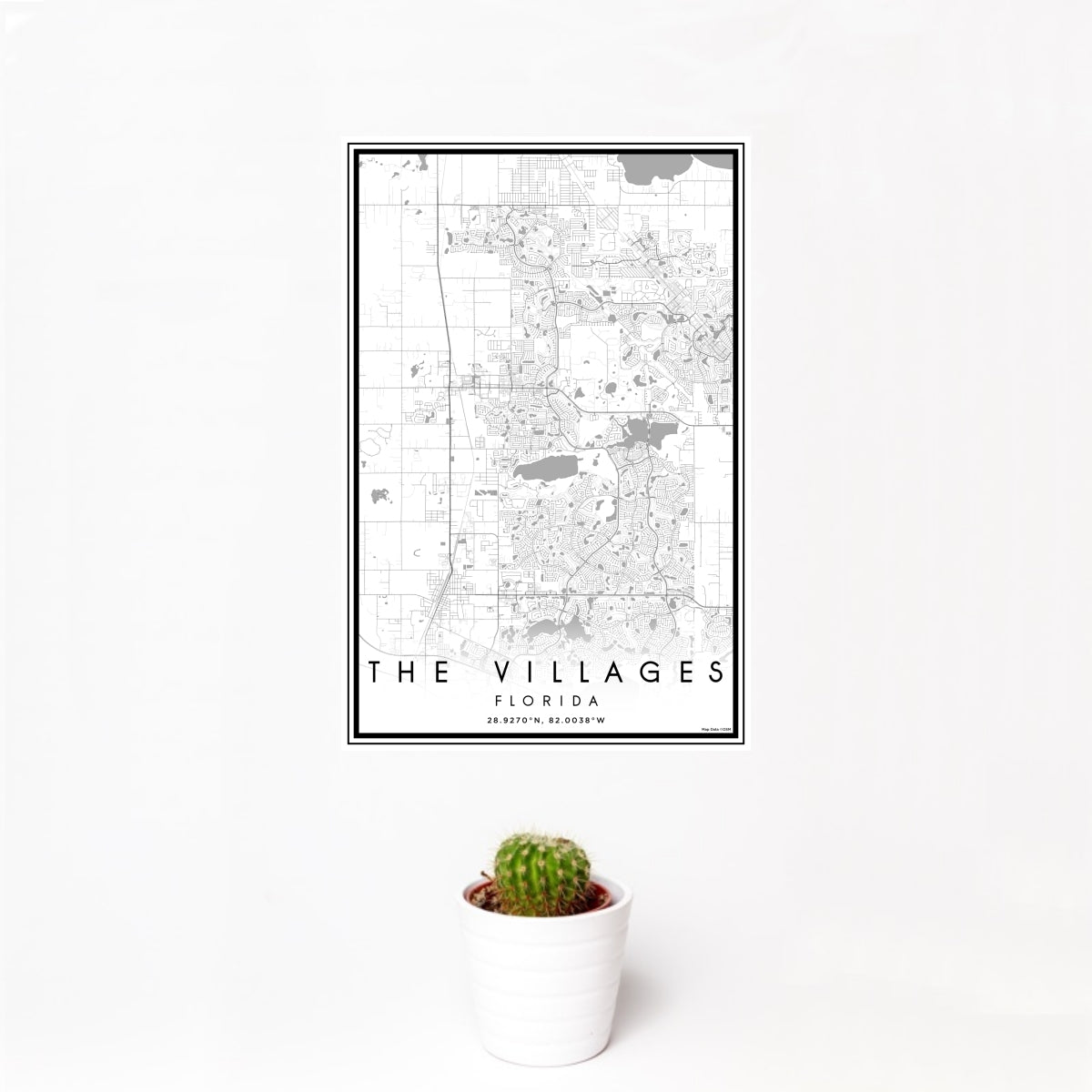 The Villages - Florida Map Print in Classic — JACE Maps
