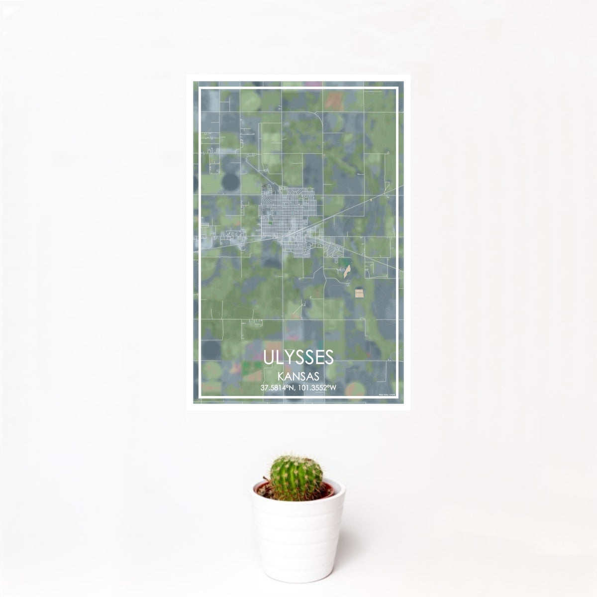 Ulysses - Kansas Map Print in Afternoon — JACE Maps