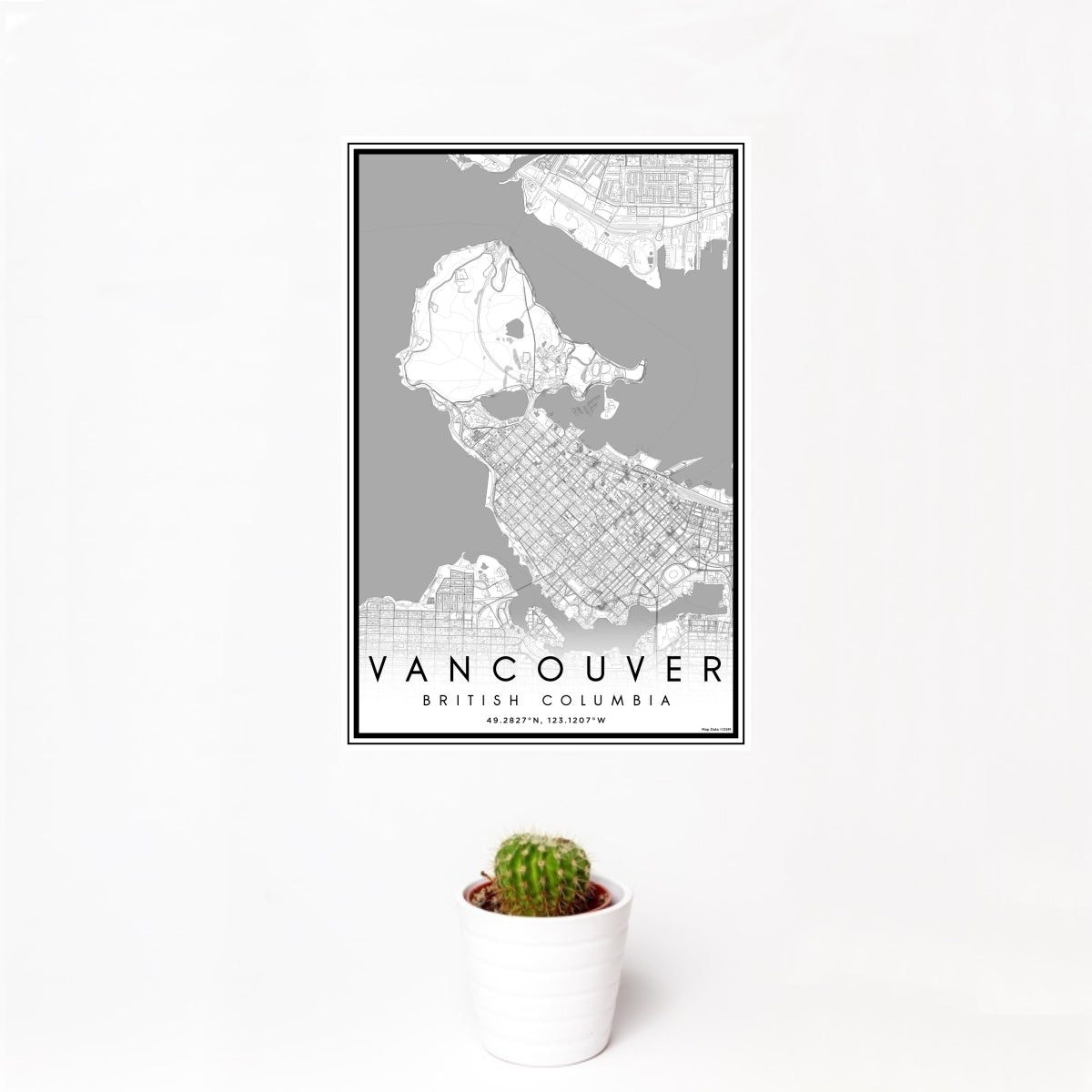 Vancouver - British Columbia Map Print in Classic — JACE Maps