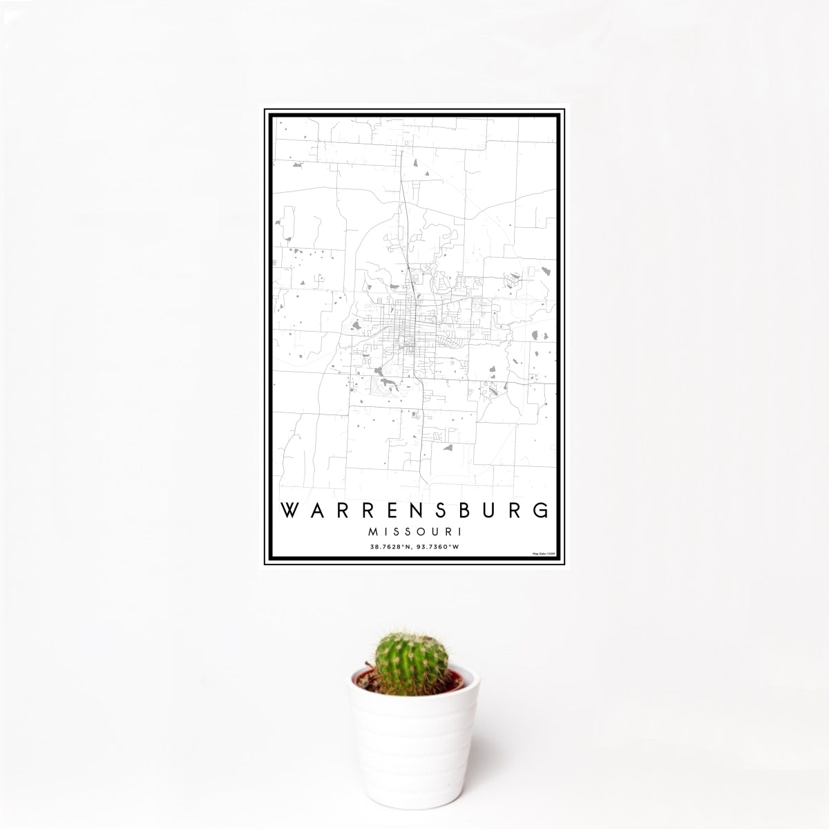 Warrensburg - Missouri Map Print in Classic — JACE Maps