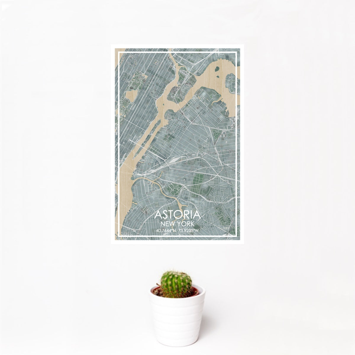 Astoria - New York Map Print in Afternoon — JACE Maps