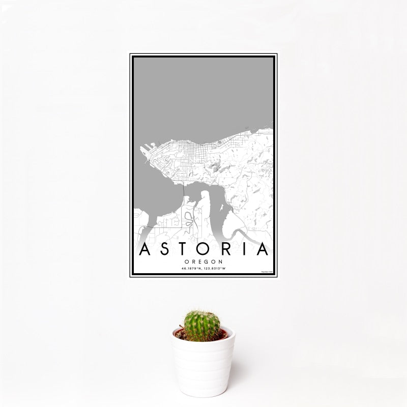 Astoria - Oregon Map Print in Classic — JACE Maps