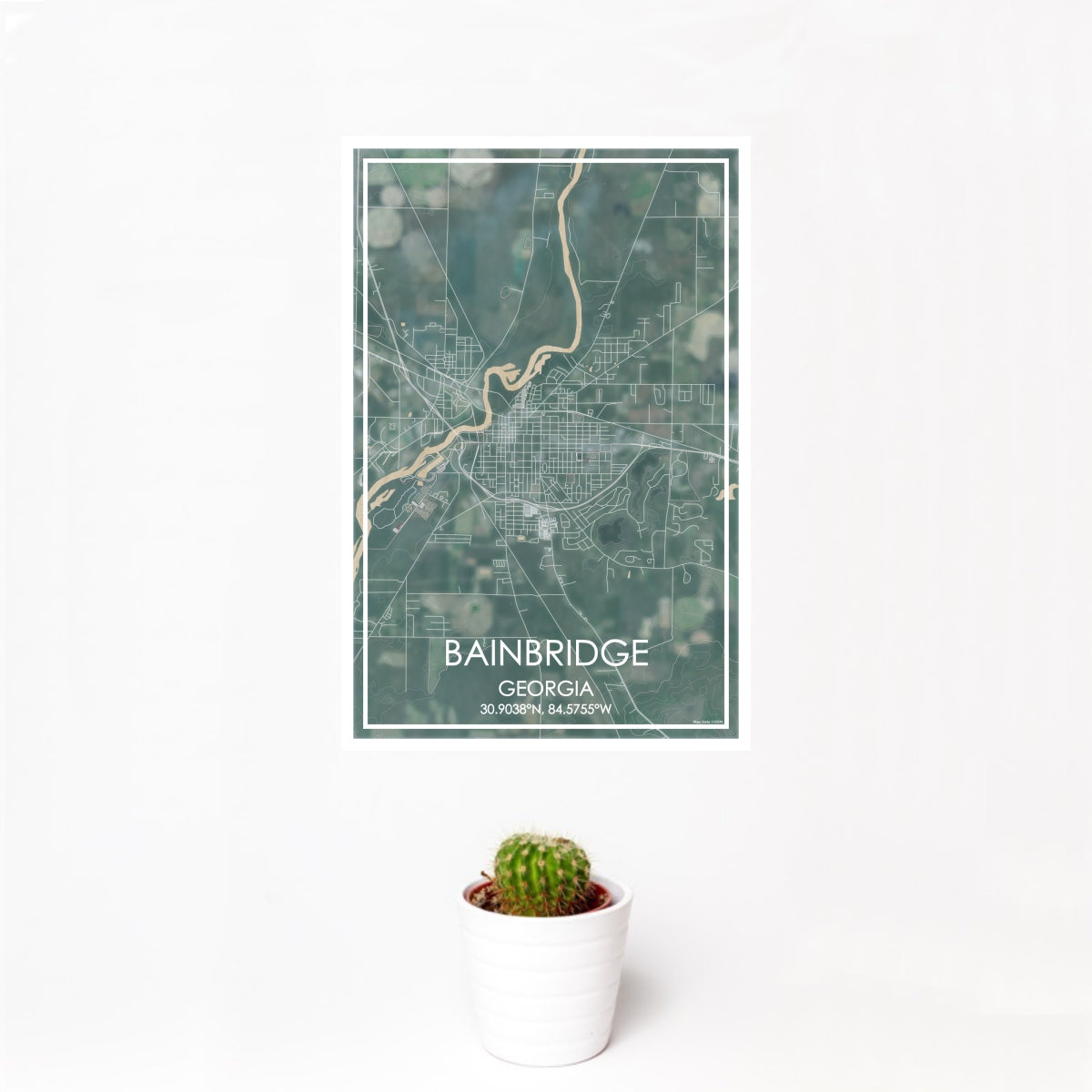 Bainbridge - Georgia Map Print in Afternoon — JACE Maps