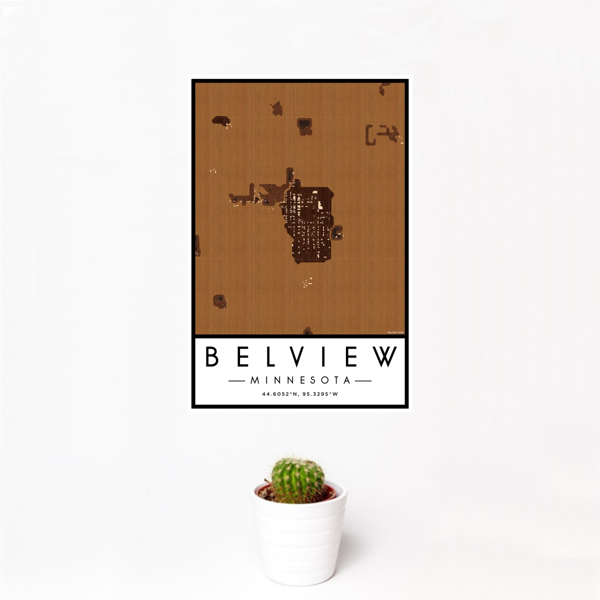 Belview - Minnesota Map Print in Ember — JACE Maps