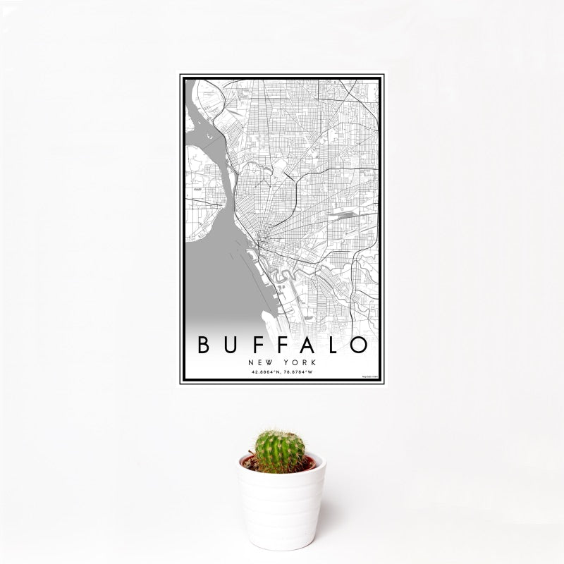 Buffalo - New York Map Print in Classic — JACE Maps
