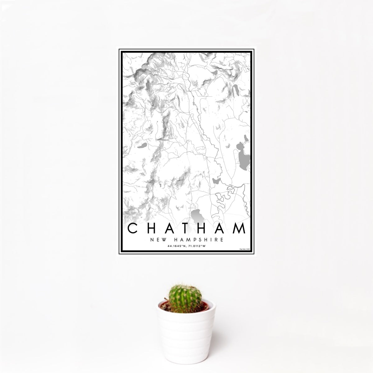 Chatham - New Hampshire Map Print in Classic — JACE Maps