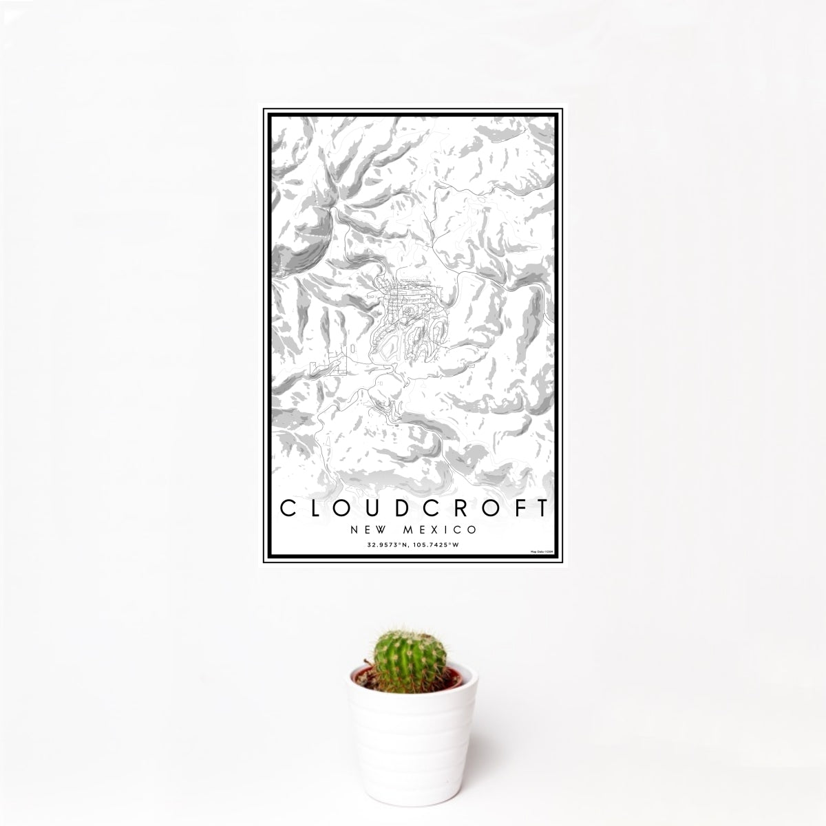 Cloudcroft - New Mexico Map Print in Classic — JACE Maps