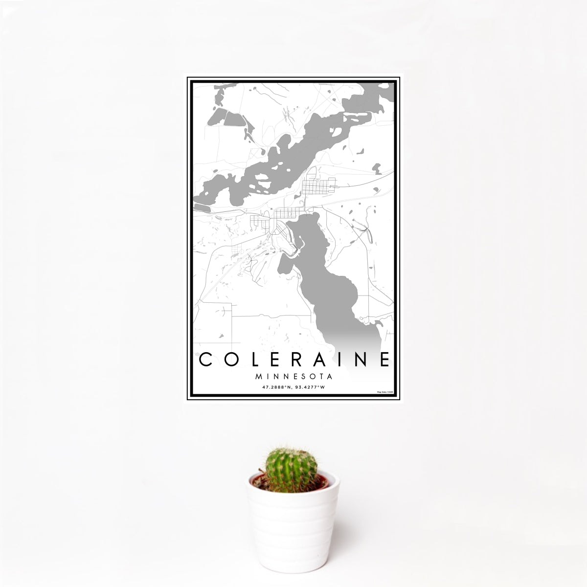 Coleraine - Minnesota Map Print in Classic — JACE Maps