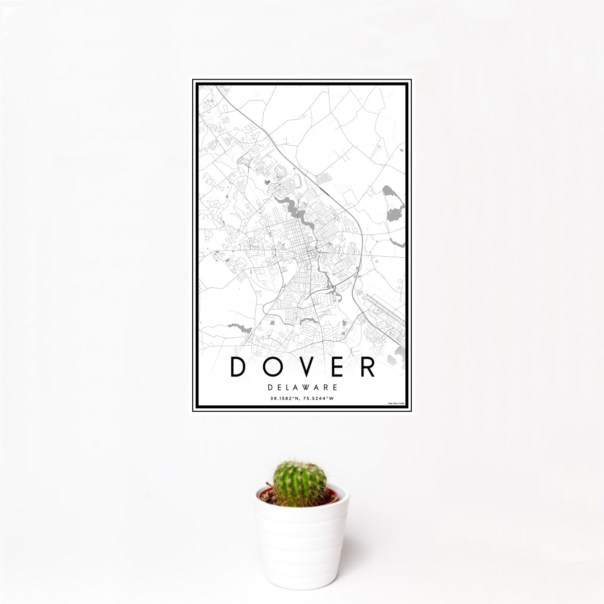 Dover - Delaware Map Print in Classic — JACE Maps