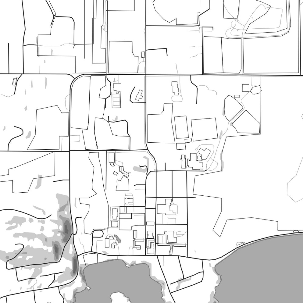 Eastsound - Washington Map Print in Classic — JACE Maps
