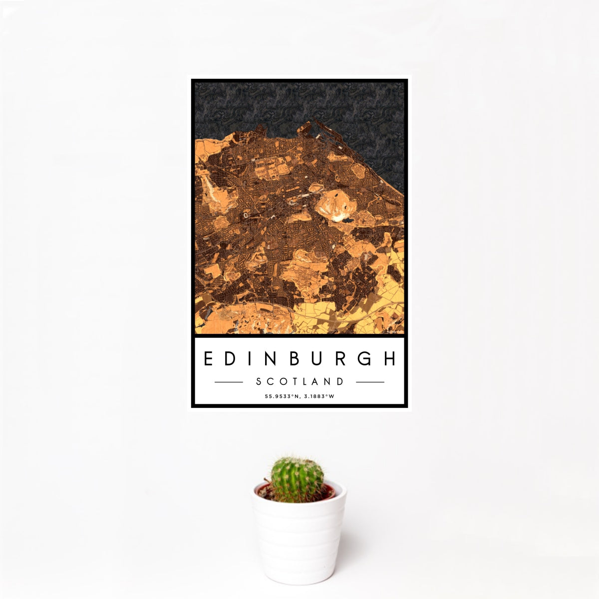 Edinburgh - Scotland Map Print in Ember — JACE Maps