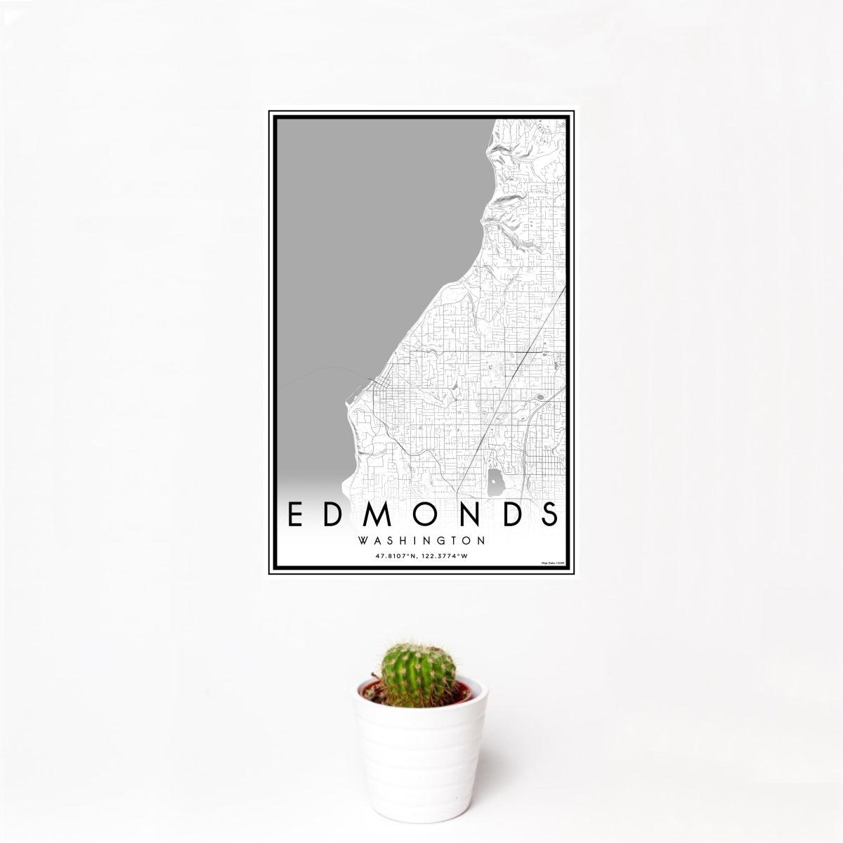 Edmonds - Washington Map Print in Classic — JACE Maps