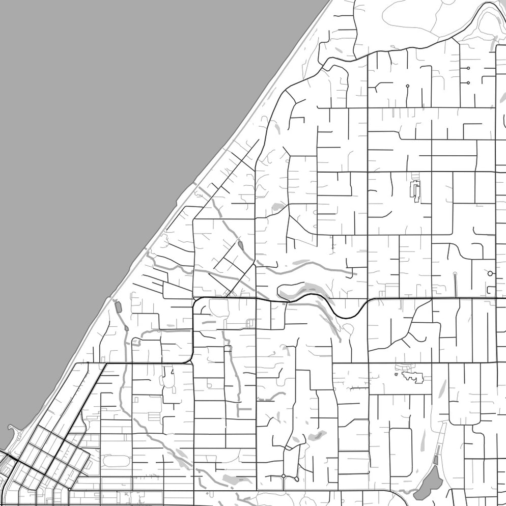 Edmonds - Washington Map Print in Classic — JACE Maps