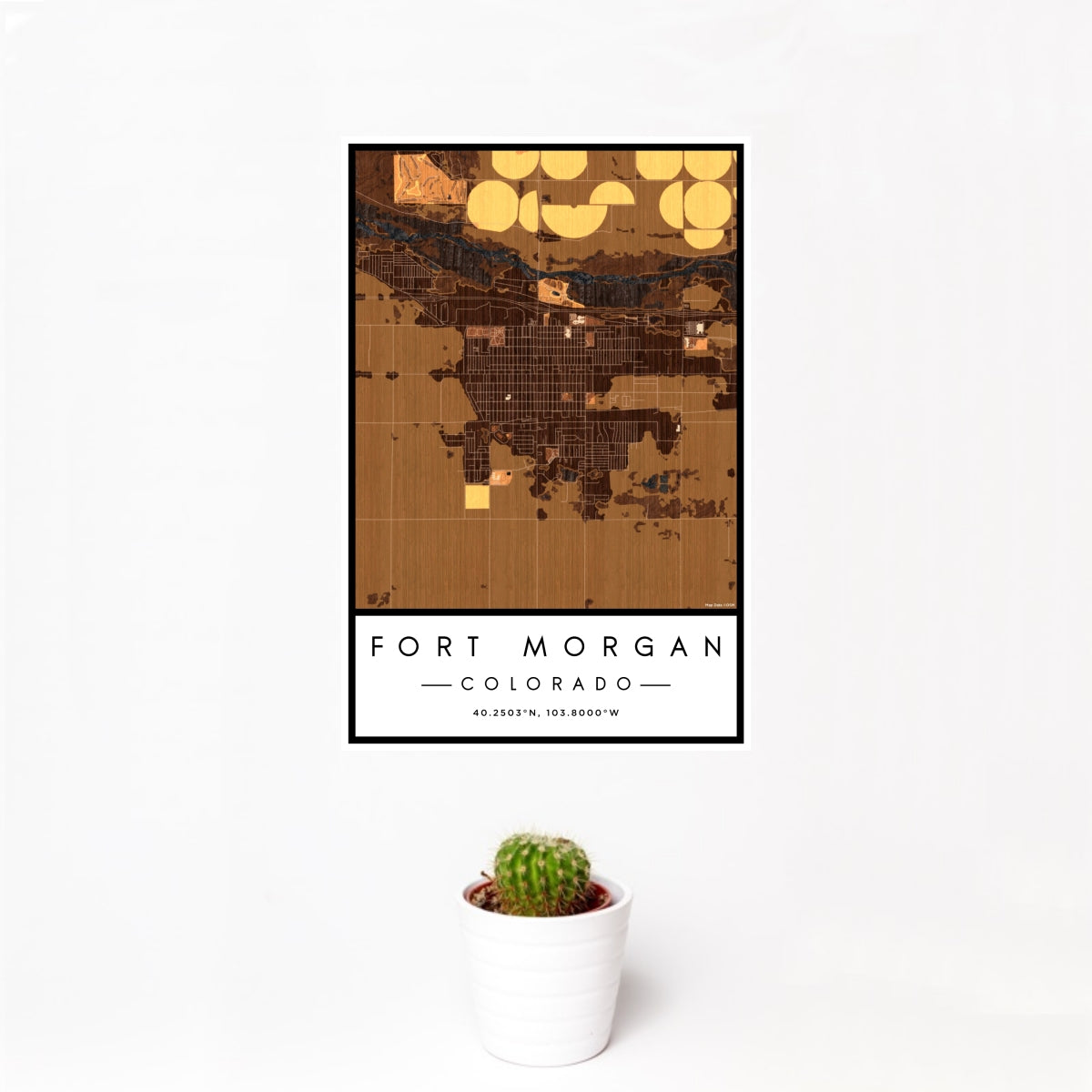 Fort Morgan - Colorado Map Print in Ember — JACE Maps