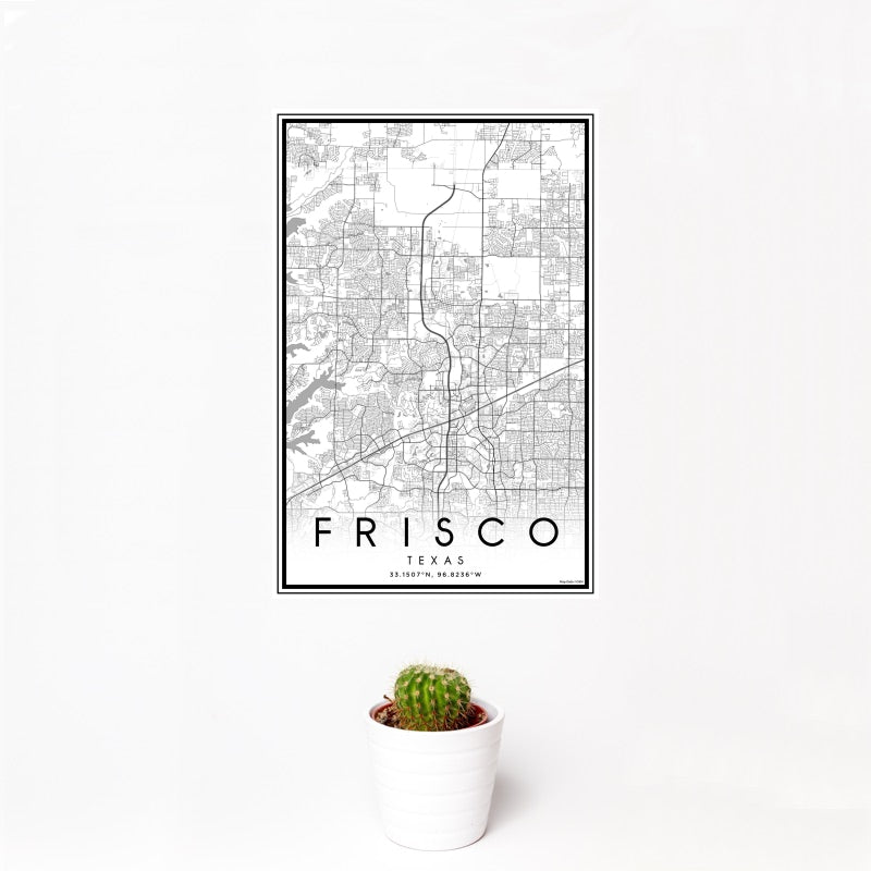 Frisco - Texas Map Print in Classic — JACE Maps