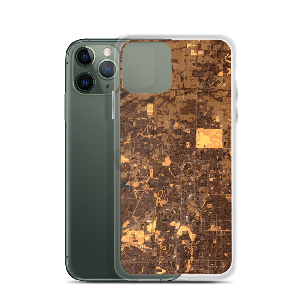 Frisco - Texas Map Phone Case in Ember — JACE Maps