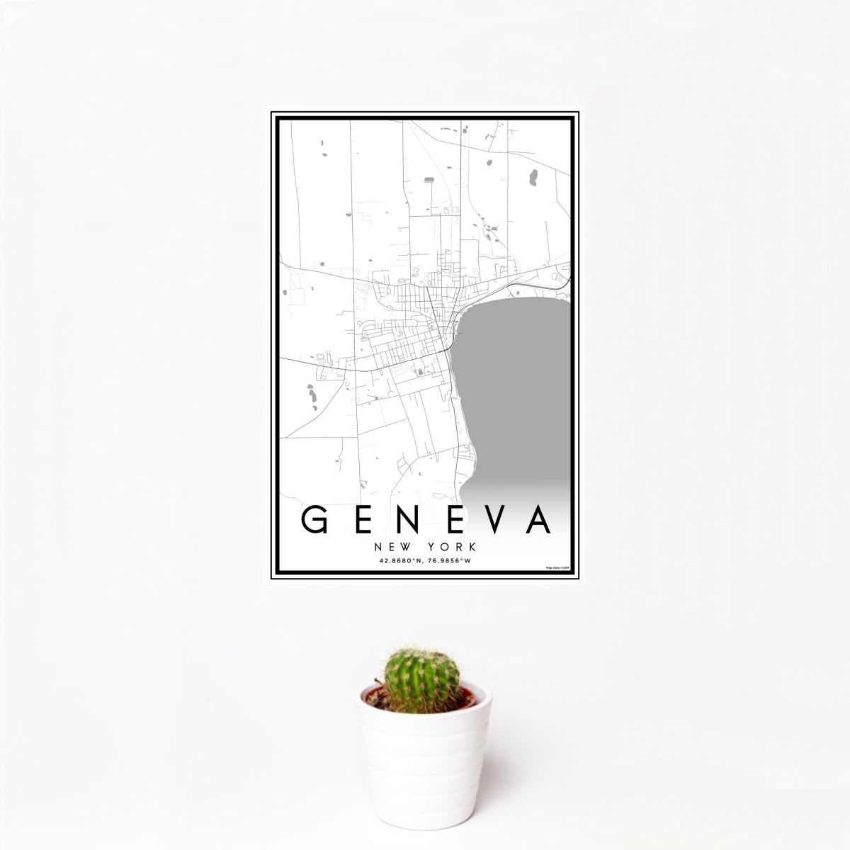 Geneva - New York Map Print in Classic — JACE Maps