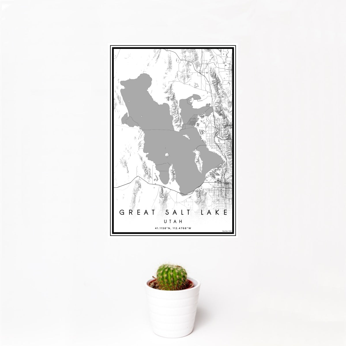 Great Salt Lake - Utah Map Print in Classic — JACE Maps