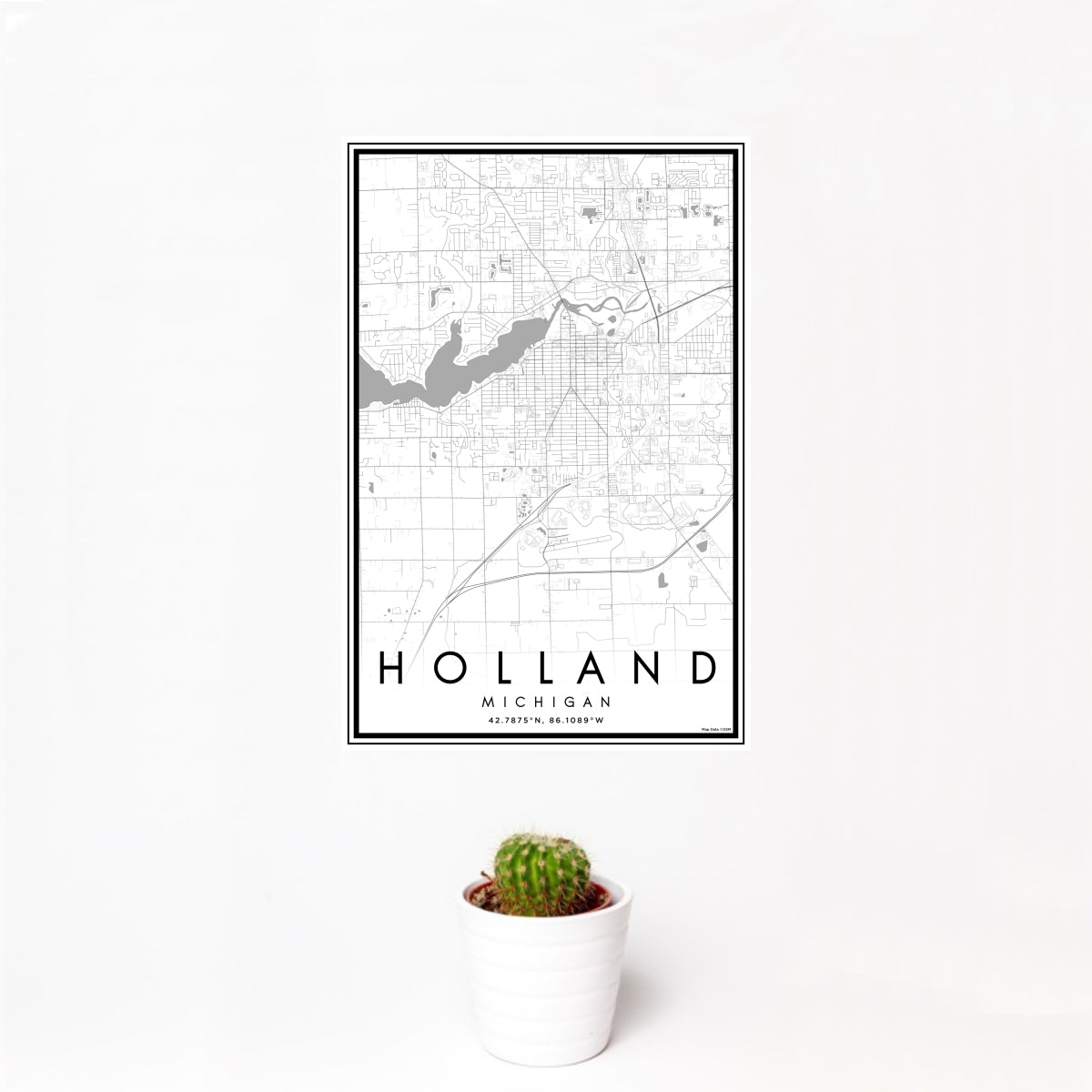 Holland - Michigan Map Print in Classic — JACE Maps