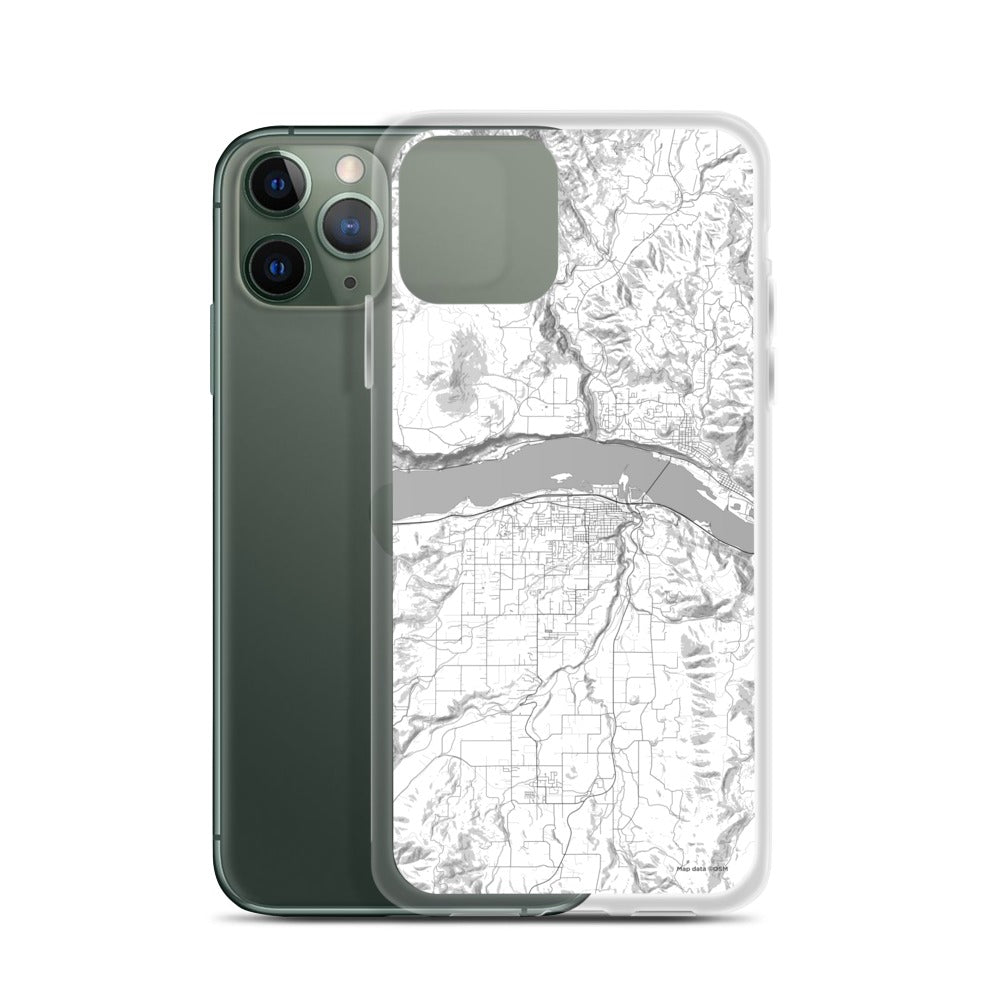 Hood River - Oregon Map Phone Case in Classic — JACE Maps