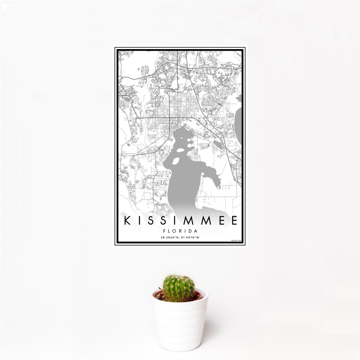 Kissimmee - Florida Map Print in Classic — JACE Maps