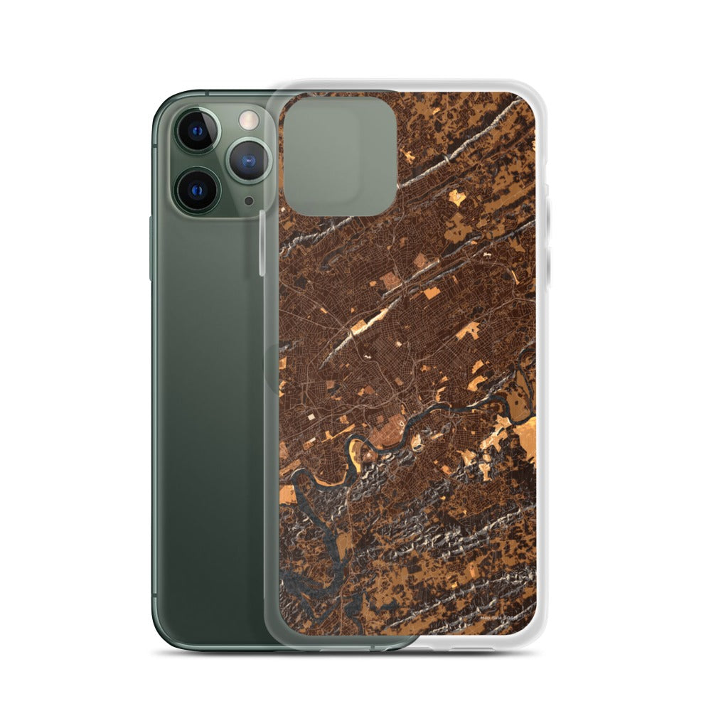 Knoxville - Tennessee Map Phone Case in Ember — JACE Maps