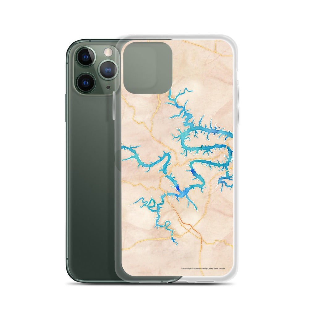 Lake of the Ozarks - Missouri Map Phone Case in Watercolor — JACE Maps