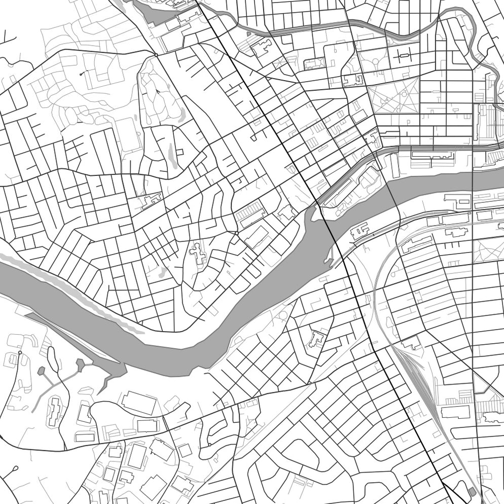 Lawrence - Massachusetts Map Print in Classic — JACE Maps