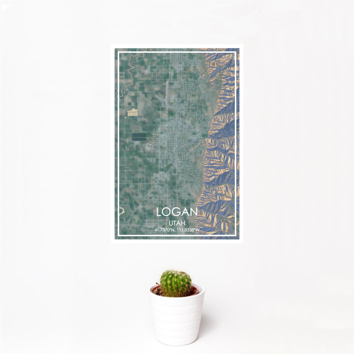 Logan - Utah Map Print in Afternoon — JACE Maps