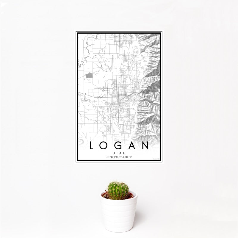 Logan - Utah Map Print in Classic — JACE Maps