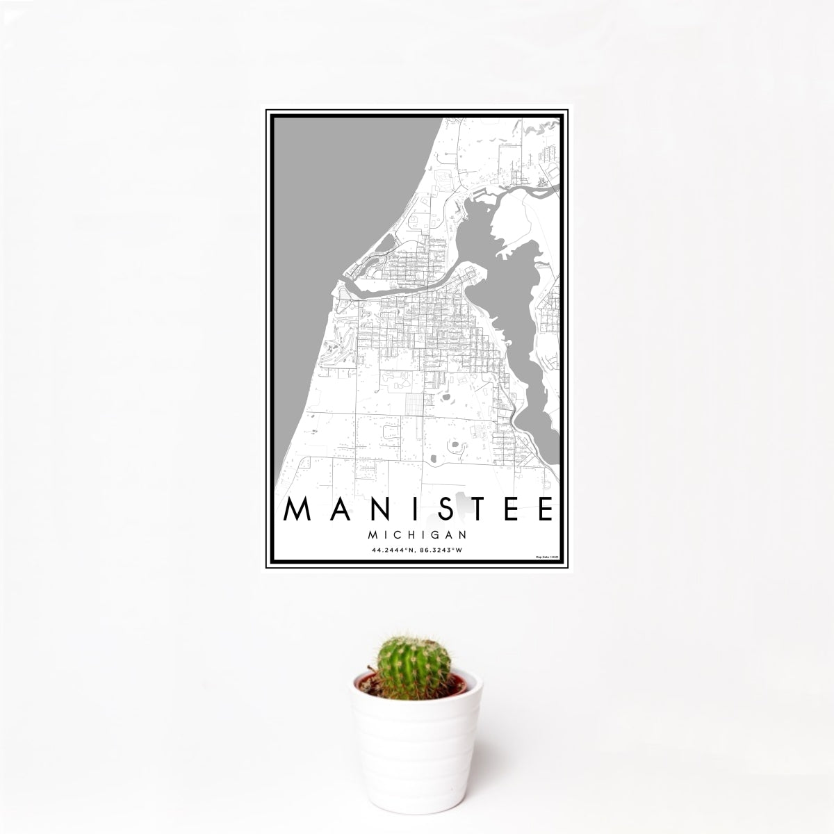 Manistee - Michigan Map Print in Classic — JACE Maps