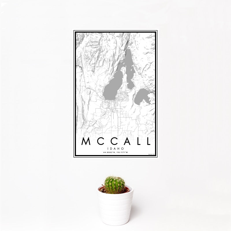 McCall - Idaho Map Print in Classic — JACE Maps