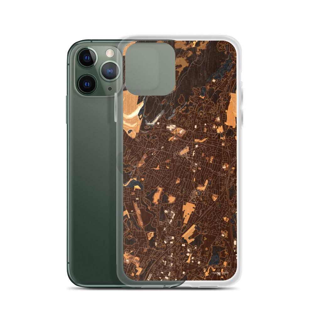 Meriden - Connecticut Map Phone Case in Ember — JACE Maps