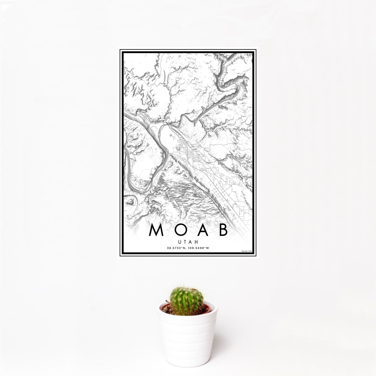 Moab - Utah Map Print in Classic — JACE Maps