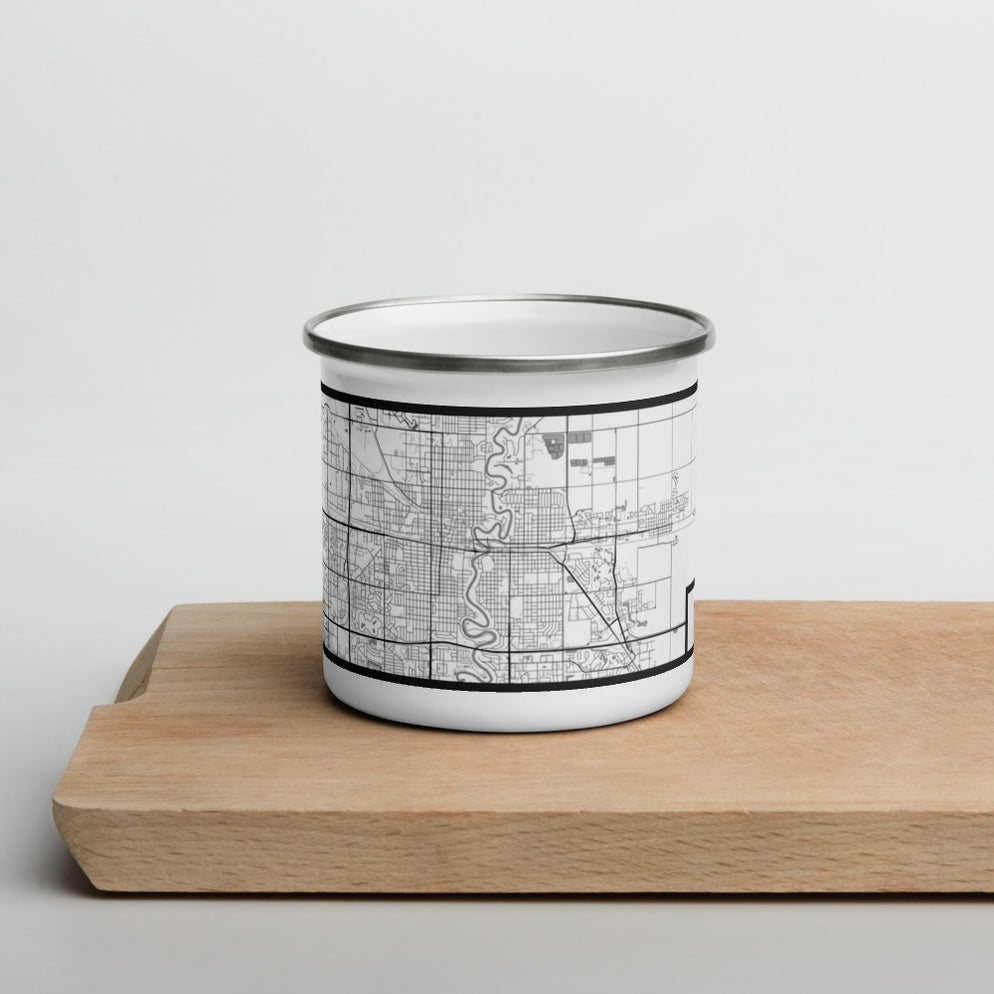 Moorhead - Minnesota Map Enamel Mug in Classic — JACE Maps
