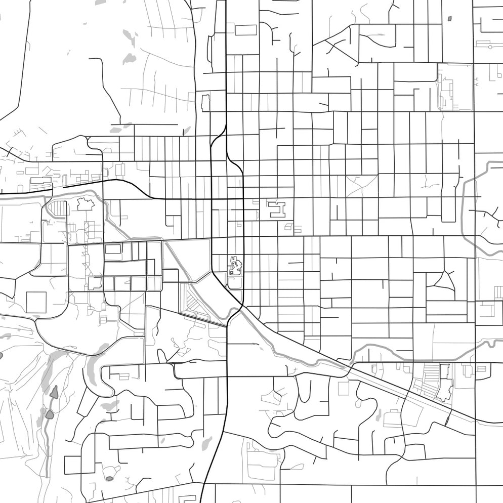 Moscow - Idaho Map Print in Classic — JACE Maps